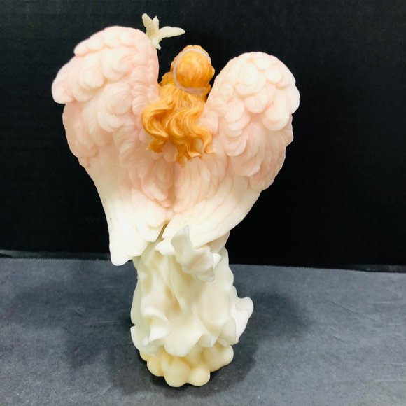 Roman | Accents | Vtg Angels Touch The Dedication Angel Figurine ...